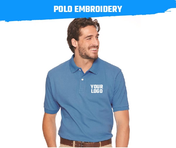 Quality Embroidered Custom Polo Shirts | The Discovertee